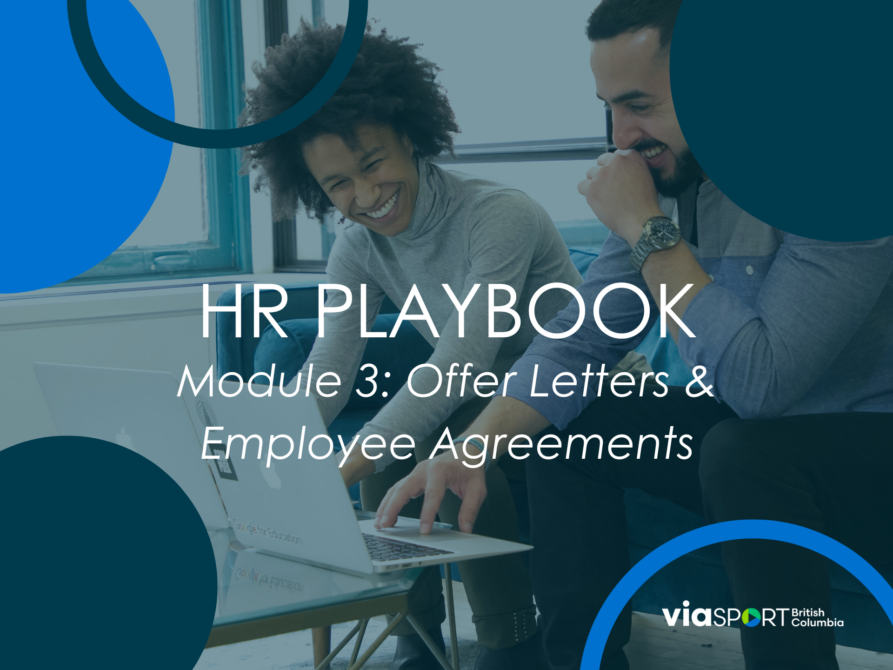 HR Toolkit Module 3: Offer Letters & Employee Agreements
