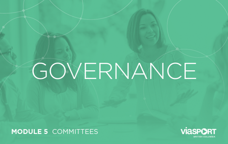 Governance Toolkit: Module 1 - Board Role Descriptions | viaSport